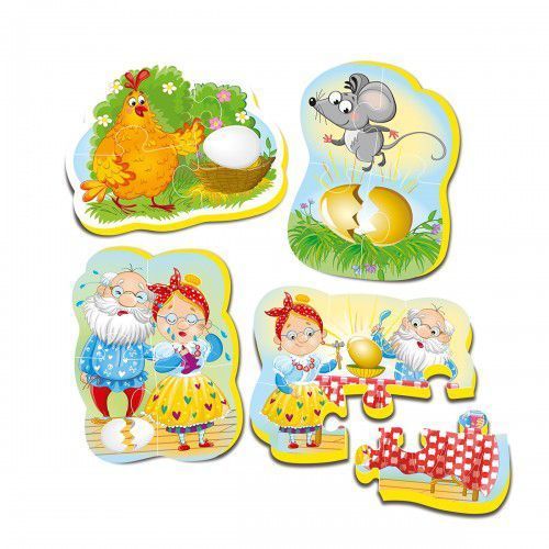 Мягкие пазлы Baby puzzle Сказки "Курочка ряба" (Я расту тойз ...