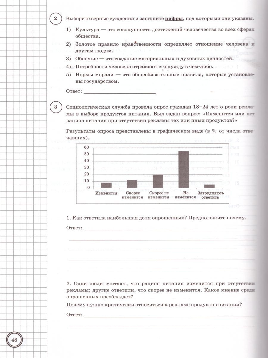 ВПР. Обществознание 7 класс. 10 вариантов. Типовые задания. ФГОС ...